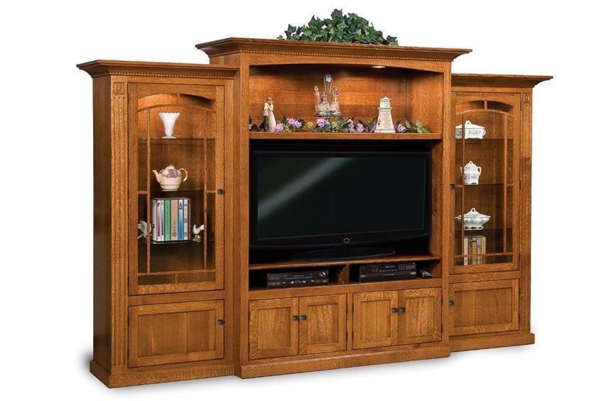 Mission 3-Piece Wall Unit from DutchCrafters Amish Furniture