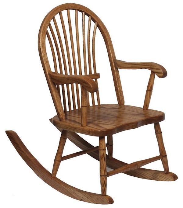 Oak Youth Rocking Chair from DutchCrafters Amish Furniture