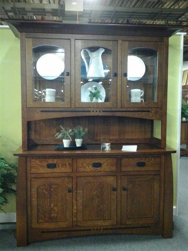Mission Buffet with Hutch - Amish Handcrafted Dining Furniture