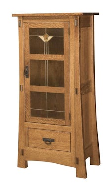 Amish Furniture Curio Cabinets and Display Cases from - Page 2