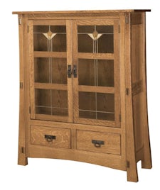 Amish Furniture Curio Cabinets and Display Cases from DutchCrafters