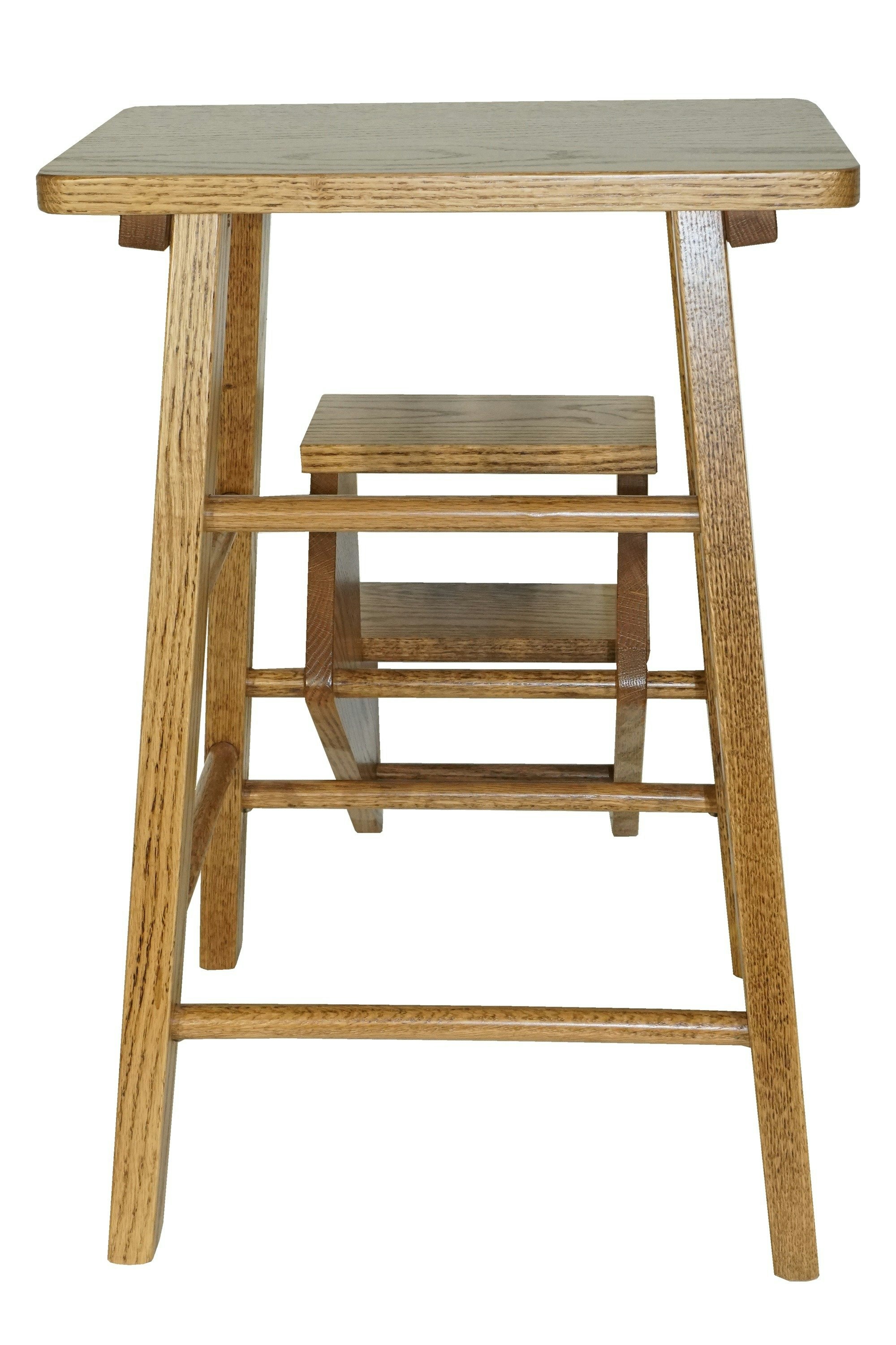Amish Hardwood Folding Step Stool