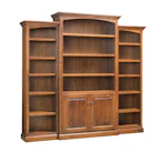 Solid Wood Amish Bookcases - Quality Made | DutchCrafters