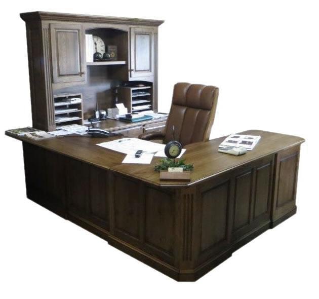 U-Shaped Office Desk from DutchCrafters Amish Furniture