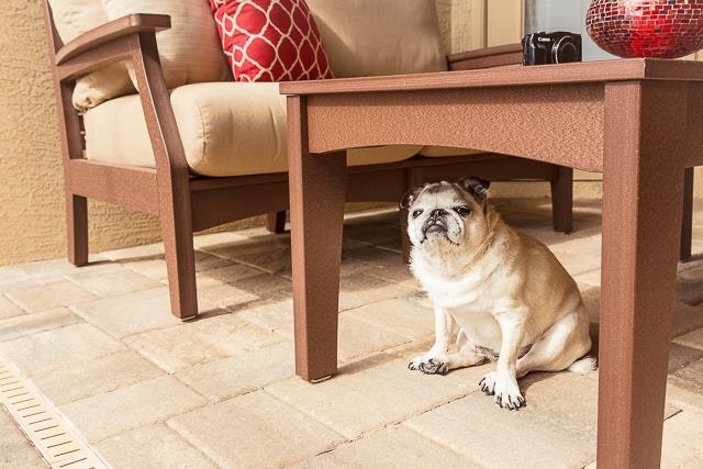Berlin Gardens Classic Poly Terrace Coffee Table from DutchCrafters