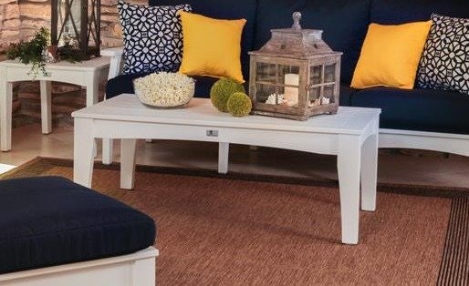 Berlin Gardens Classic Poly Terrace Coffee Table from DutchCrafters