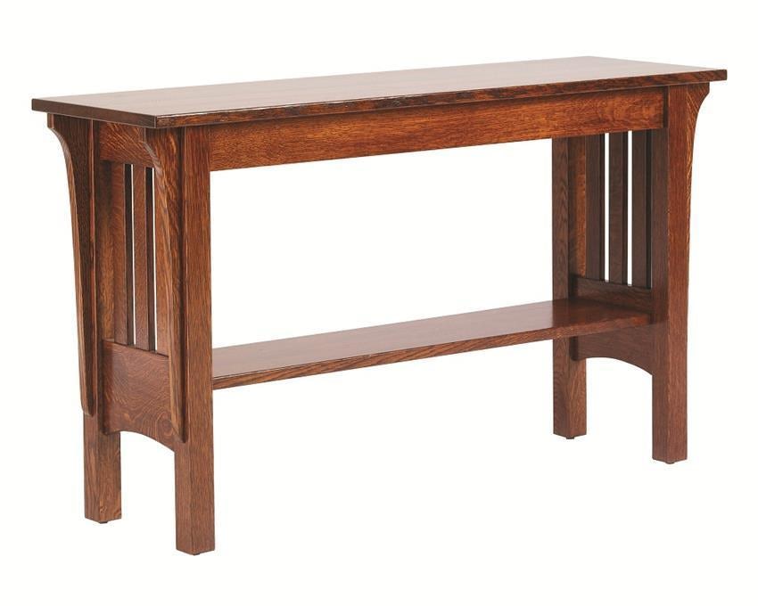 46" Mission Deluxe Sofa Table from DutchCrafters Amish Furniture