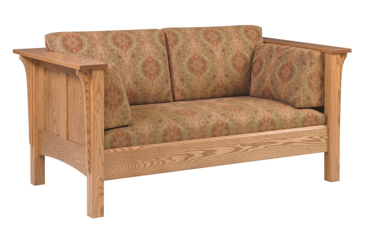 Wood Frame Sofas and Custom Loveseats from DutchCrafters Amish