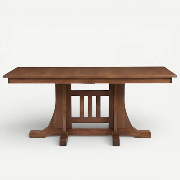 DutchCrafters Amish Trestle Tables – Solid Wood Designs