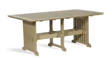 Amish Outdoor Wood and Poly Dining Tables from DutchCrafters Amish