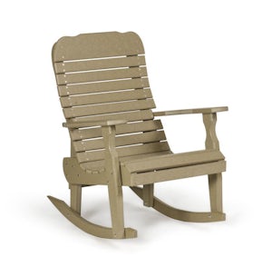 Amish Porch Rockers | Poly or Wood | Outdoor Relaxation