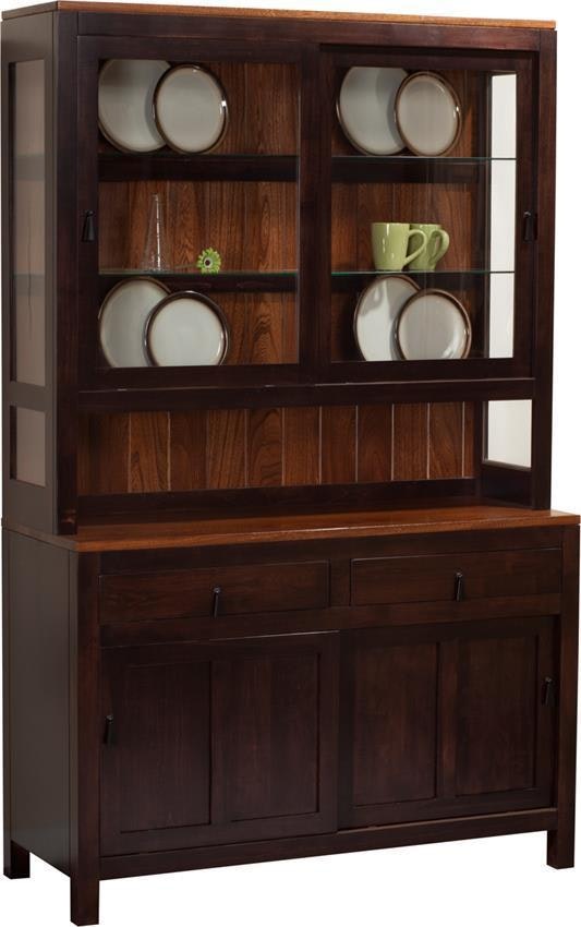 Lillie Contemporary Hutch from DutchCrafters Amish Furniture