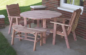 Amish Outdoor Wood and Poly Dining Tables from DutchCrafters - Page 2