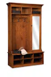 Amish Made Wood Hall Trees from DutchCrafters
