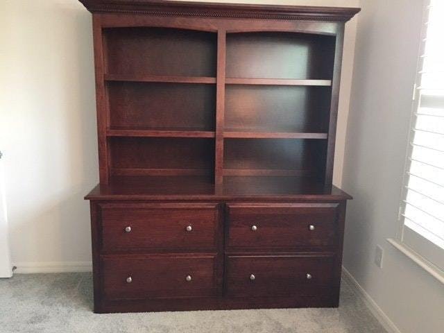 Hardwood Double Lateral File Cabinet from DutchCrafters Amish