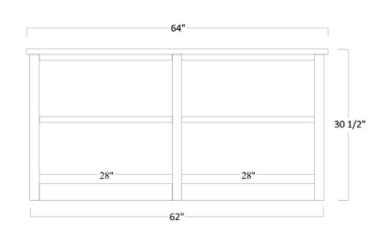 Double Lateral File Cabinet with Hutch Option | DutchCrafters