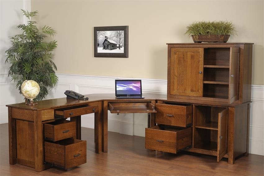 48" Credenza with Optional Hutch Top from DutchCrafters Amish
