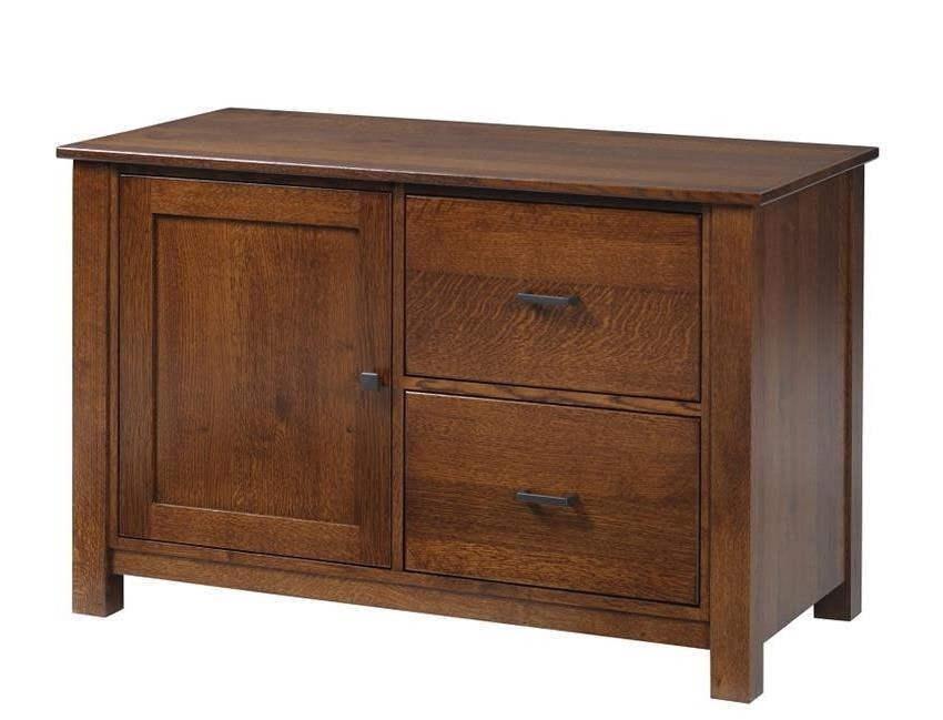 48" Credenza with Optional Hutch Top from DutchCrafters Amish