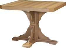Amish Outdoor Wood and Poly Dining Tables from DutchCrafters Amish