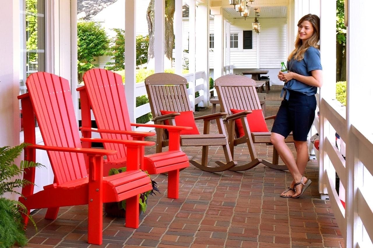 LuxCraft Porch Rocker from DutchCrafters Amish Furniture