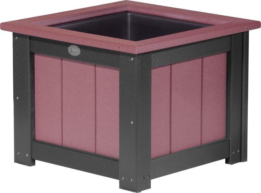 LuxCraft Poly 24" Square Planter from DutchCrafters Amish Furniture