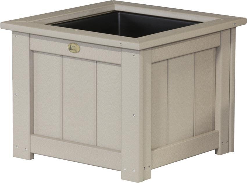 LuxCraft Poly 24" Square Planter from DutchCrafters Amish Furniture