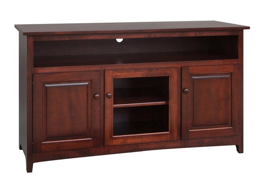 Shaker Style Plasma TV Stand from DutchCrafters Amish Furniture