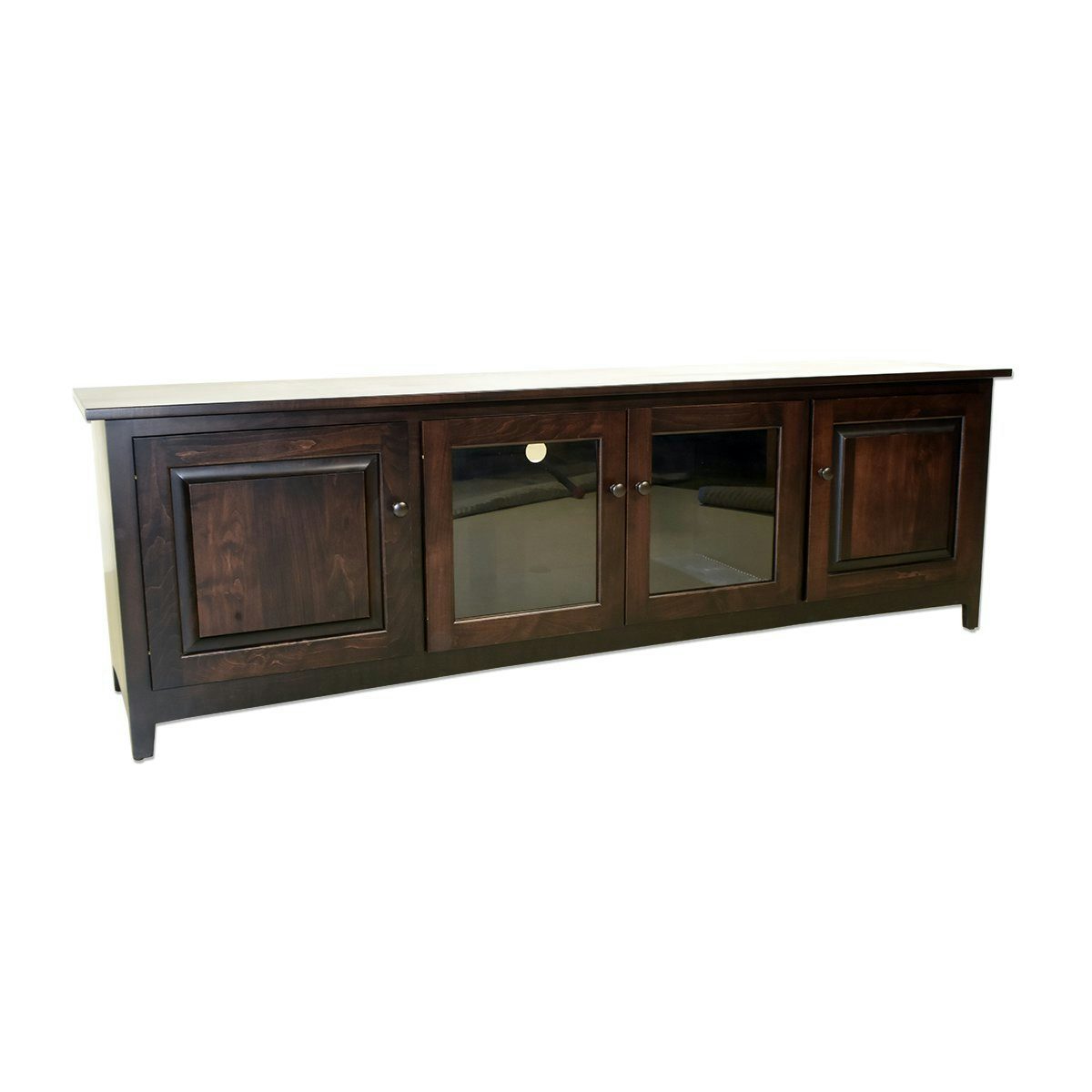 76" Shaker Flat Screen TV Stand from DutchCrafters Amish Furniture