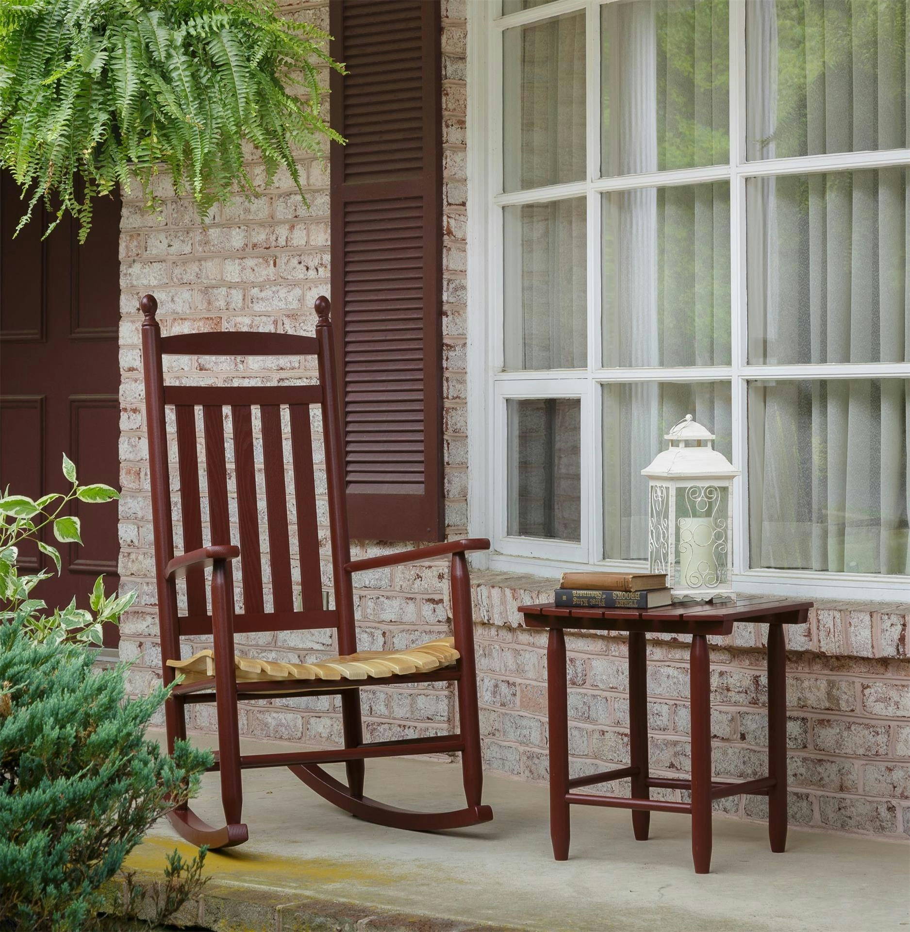 Solid Wood Outdoor Rocking Chair from DutchCrafters Amish Furniture