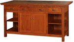 Custom Kitchen Islands | Solid Wood & Amish Made | DutchCrafters