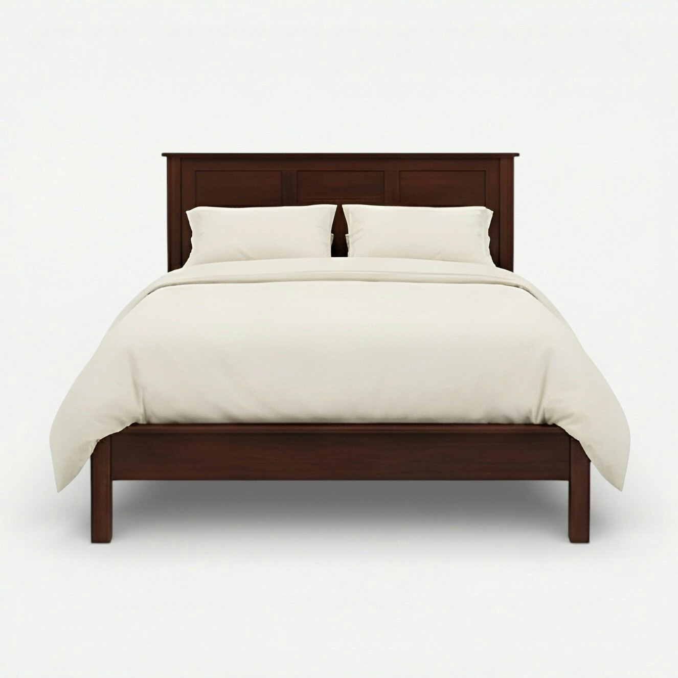 Amish Shaker Bed with 3-Panel Headboard | DutchCrafters