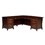 Amish Wood Corner & L Desks - Ample Storage & Functional Workspace