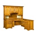 Solid Wood L-Shaped Corner Desks from DutchCrafters Amish Furniture