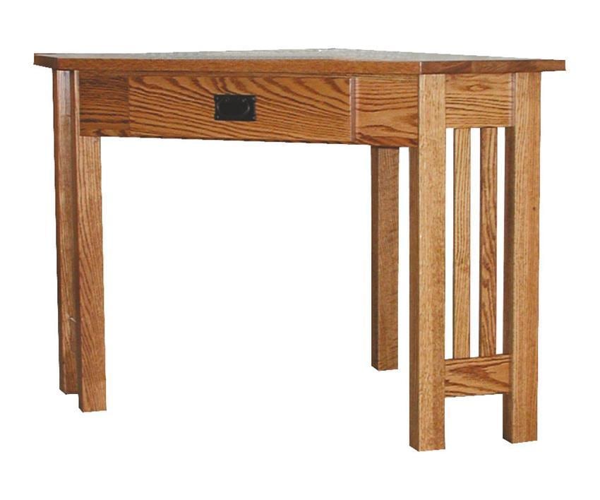 Solid Wood Small Corner Desk from DutchCrafters Amish Furniture Store