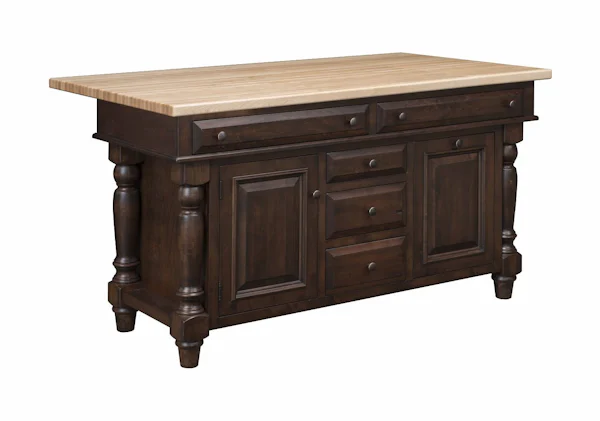 Custom Kitchen Islands | Solid Wood & Amish Made | DutchCrafters