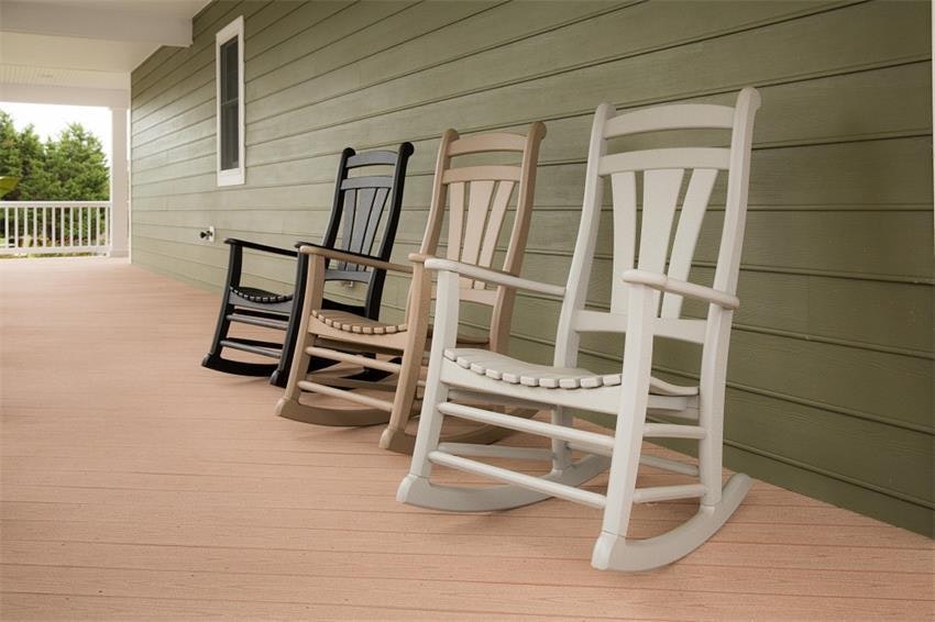 Seagrass High Tide Poly Rocker from DutchCrafters Amish Furniture