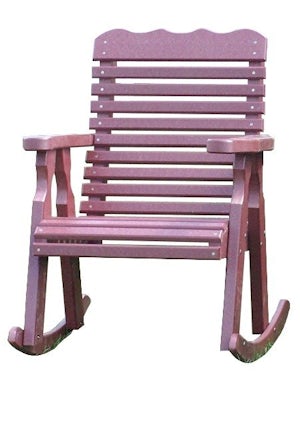Amish Made Porch Rockers and Poly Rockers from DutchCrafters Amish