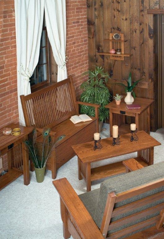 Mission Morris Lounge Chair with Adjustable Back from DutchCrafters