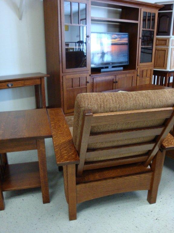 Amish Mission Lounge Chair - Adjustable Back Comfort | DutchCrafters