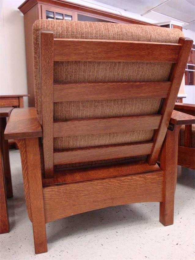 Amish Mission Lounge Chair - Adjustable Back Comfort | DutchCrafters
