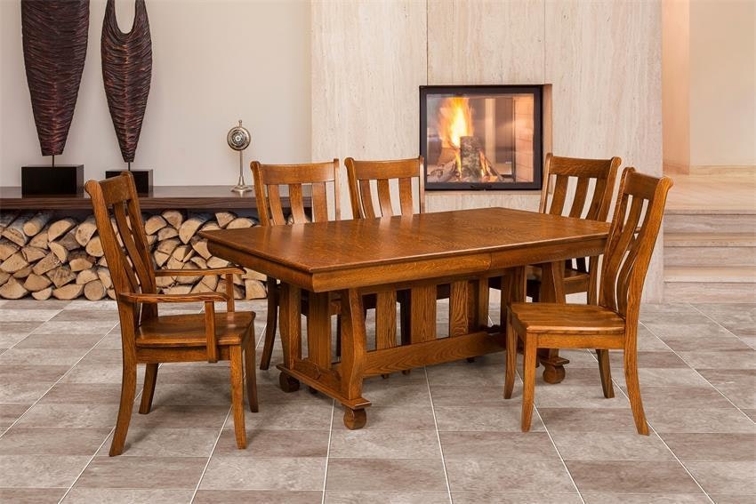 Wood Contemporary Dining and Kitchen Chairs from DutchCrafters Amish
