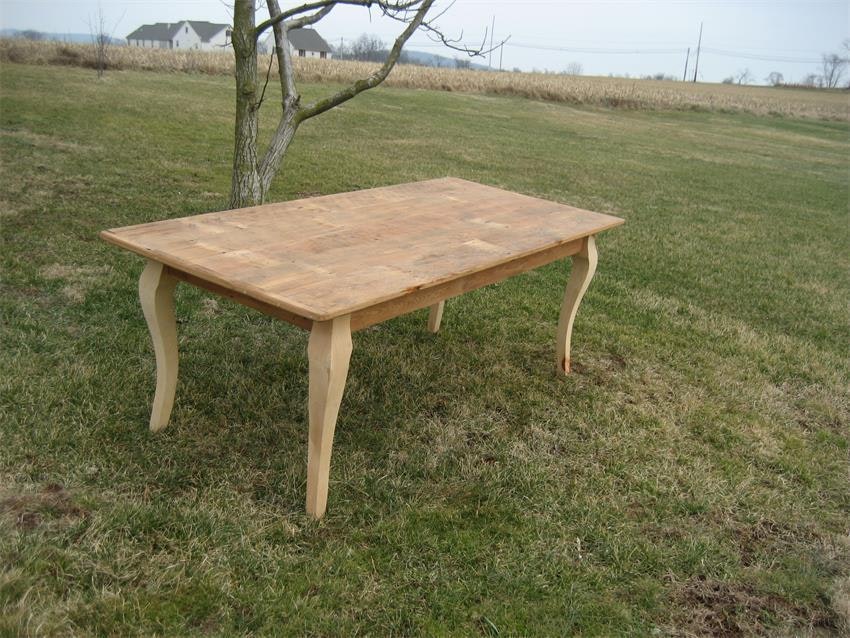 Reclaimed Barnwood Farmhouse Kitchen Table from DutchCrafters Amish