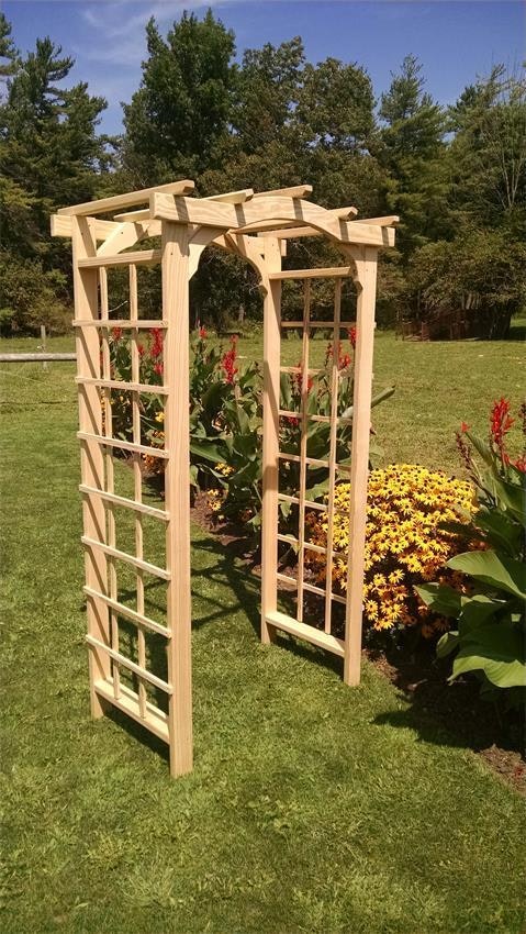 American Made Wooden Garden Arbor from DutchCrafters Amish Furniture