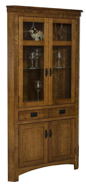 Dining Corner Hutches at DutchCrafters Amish Furniture