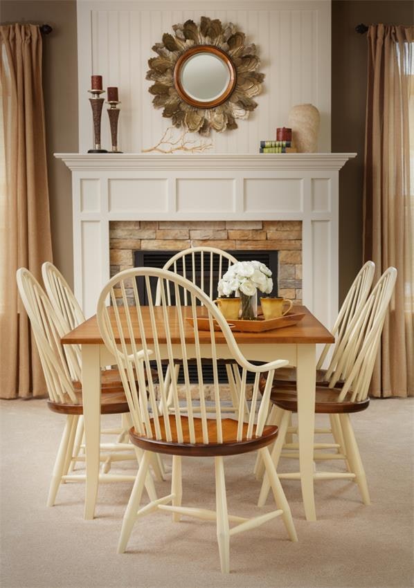 Classic Bow Back Windsor Chair from DutchCrafters Amish Furniture