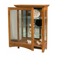 Amish Furniture Curio Cabinets and Display Cases from DutchCrafters