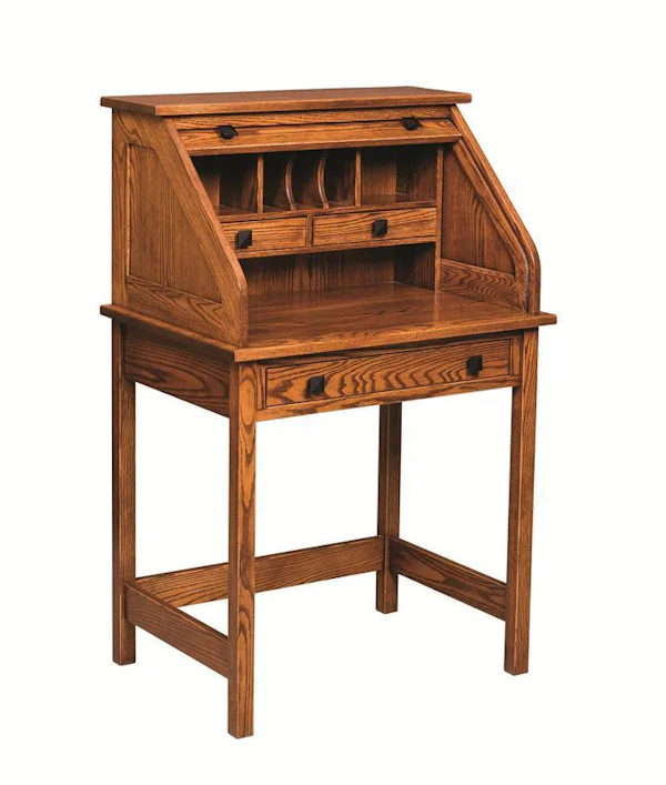 Amish Roll Top Desks | Classic Design | Concealed Compartments