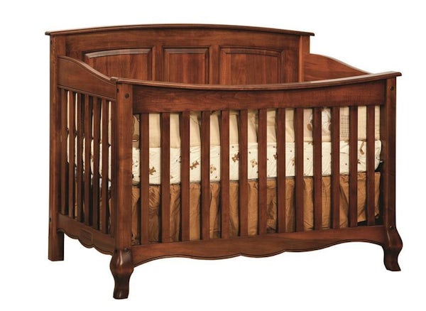 West Estates Convertible Crib with Slat Front from DutchCrafters