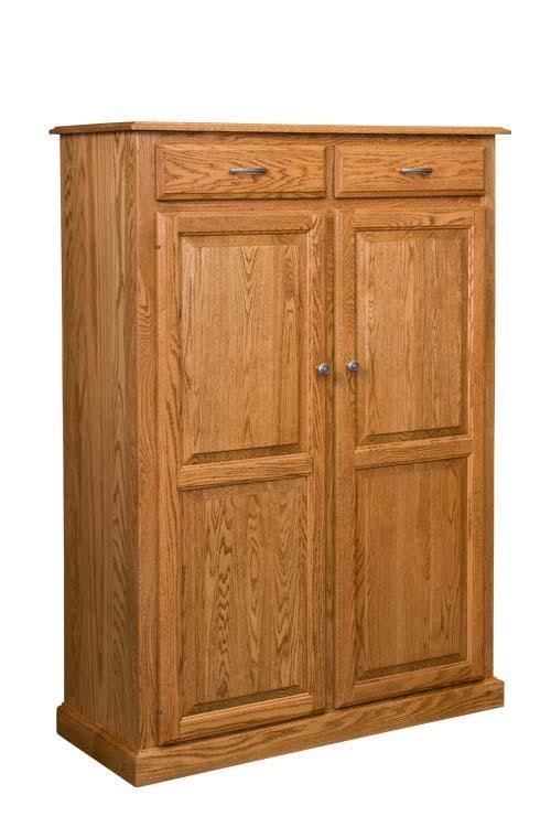 Oak Pie Safe Cabinet from DutchCrafters Amish Furniture