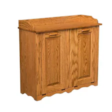 Amish Tilt Out Trash Bins | Solid Wood & Durable |DutchCrafters